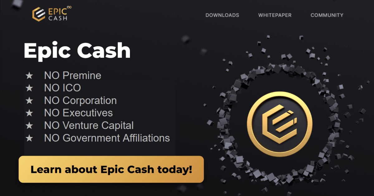 Epic Cash - The Evolution of Money